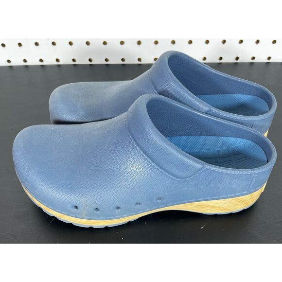 Dansko | Shoes | Dansko Blue Clog Sandals | Poshmark